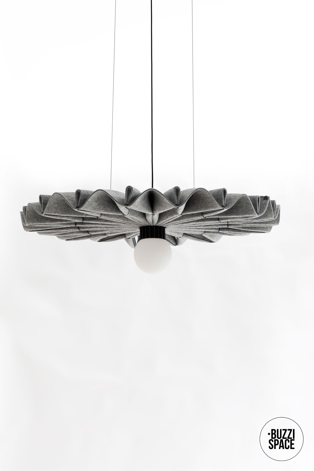 Quiet Mark | BuzziSpace BuzziPleat LED Acoustic Pendant Lighting